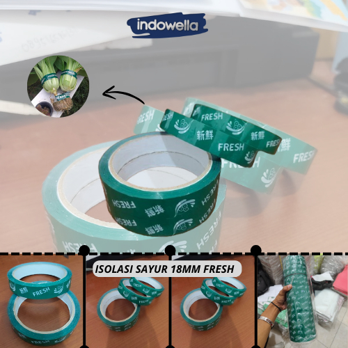 Jual Isolasi sayur 18mm Fresh | Shopee Indonesia