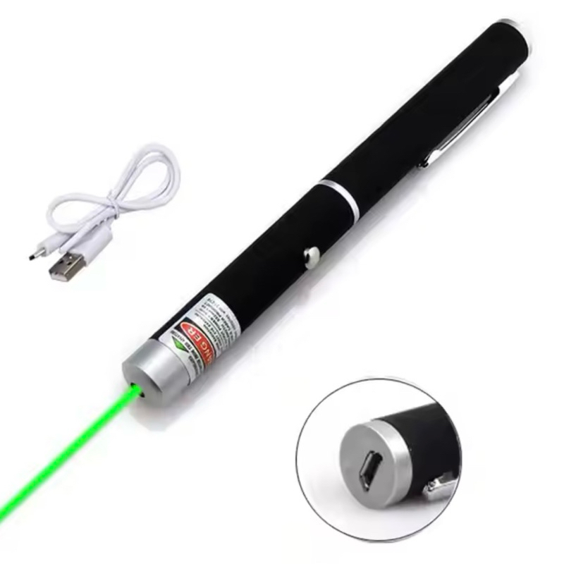 Jual 803 Laser Usb pointer hijau Recharger alat presentasi Green laser ...