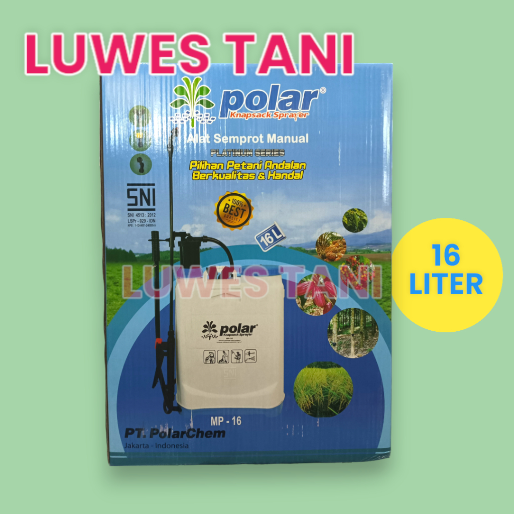 Jual polar (MANUAL) knapsack sprayer alat semprot manual 16 liter ...