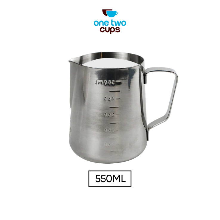 Jual One Two Cups Gelas Pitcher Kopi Espresso Latte Art Stainless Steel 550ml | Shopee Indonesia