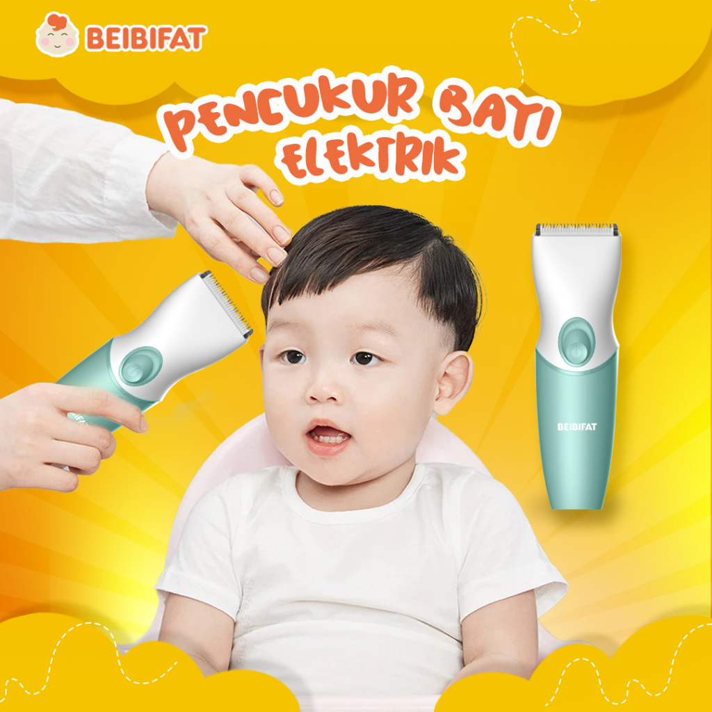 Jual Alat Cukur Bayi Potong Rambut Elektrik Baby Shaver Trimmer Tidak ...
