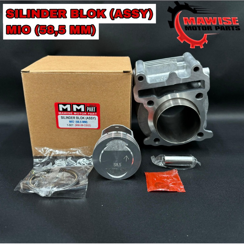 Jual CYLINDER SILINDER BLOK SEHER BORING BORE UP MIO MIO SOUL NOUVO 58,5 58 MM | Shopee Indonesia