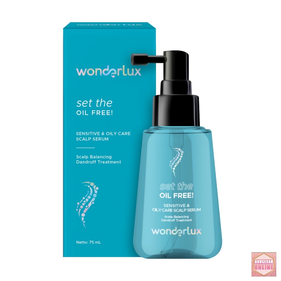 Jual Wonderlux Set The Oil Free! Sensitive Scalp Care Serum Hair Serum ...