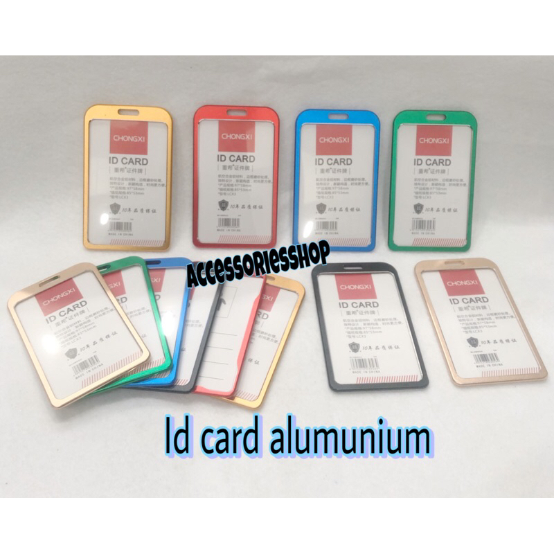 Jual frame id card/casing id card alumunium-1pcs | Shopee Indonesia