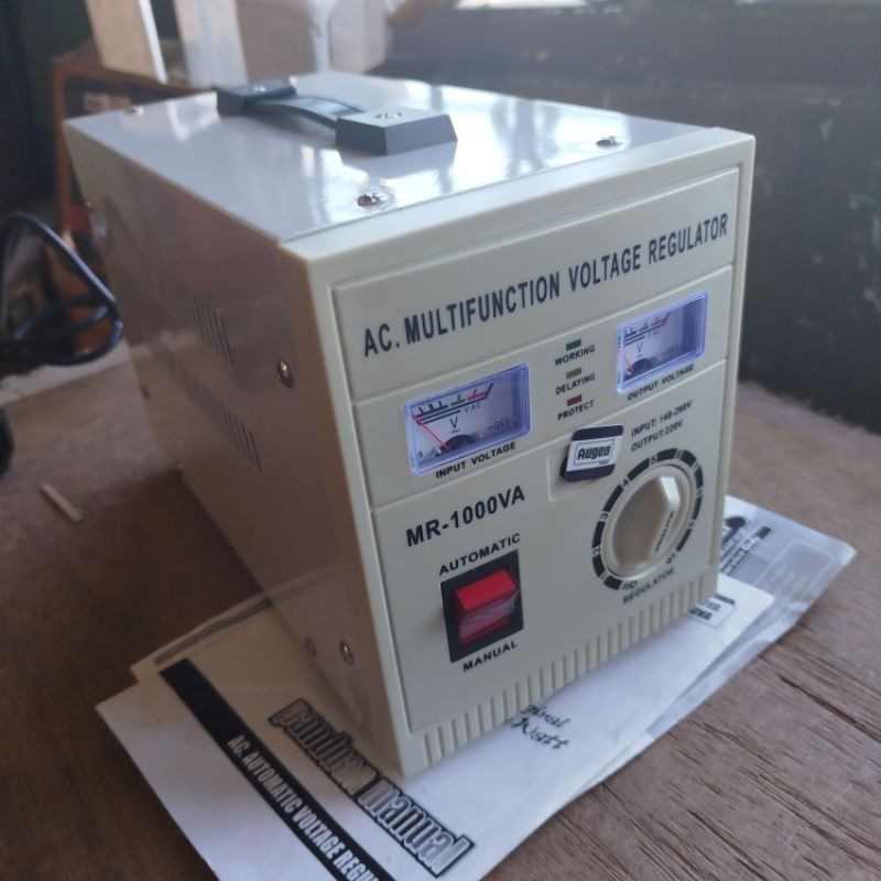 Jual STAVOL STABILIZER 1000 WATT AUGEN MR-1000VA ORIGINAL | Shopee ...
