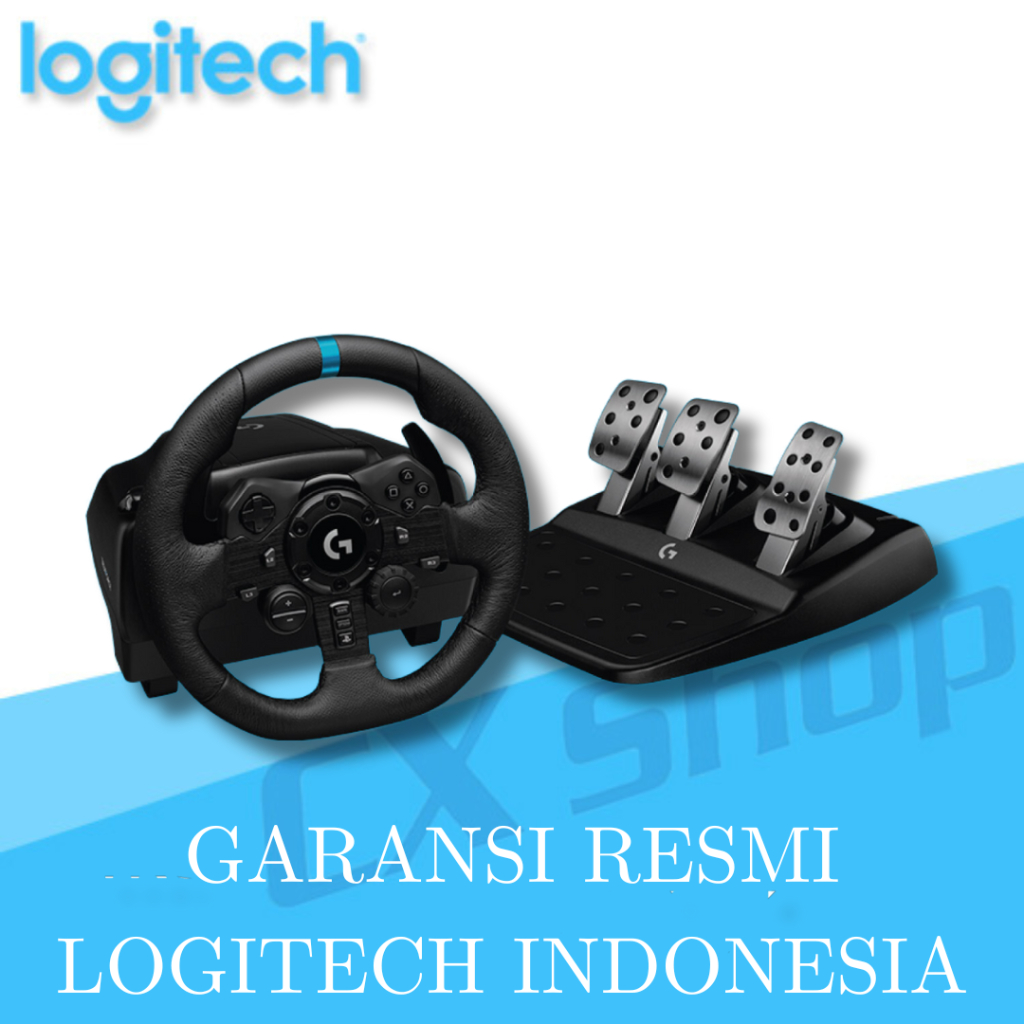 Jual Logitech G923 True Force Steering Wheel and Pedals for PC, PS4 and ...
