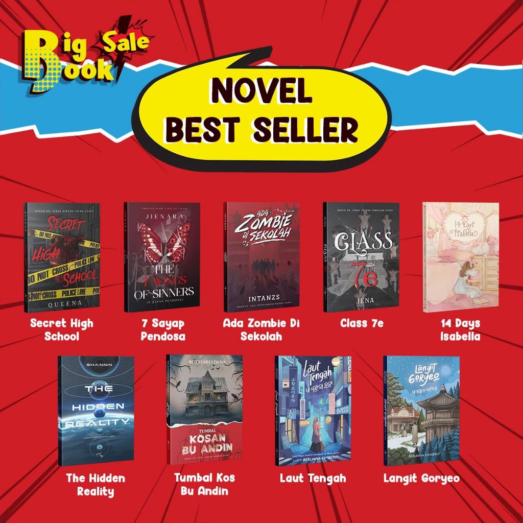 Jual Promo BIG BOOK SALE !! - NOVEL BEST SELLER AKAD GROUP - JDA ...