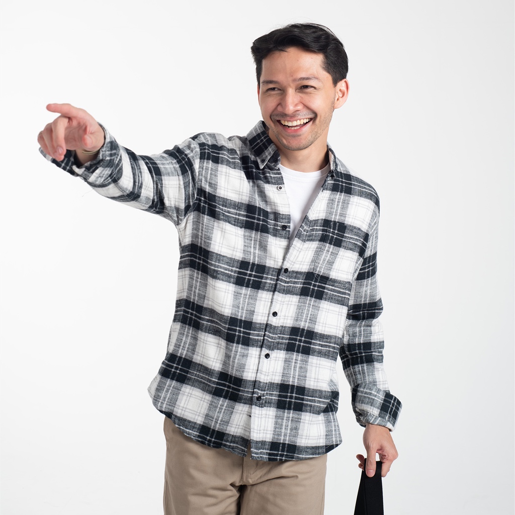 Jual Kemeja Flanel Pria WOODCUTTER Light Blackburn Flannel Shirt Lengan ...