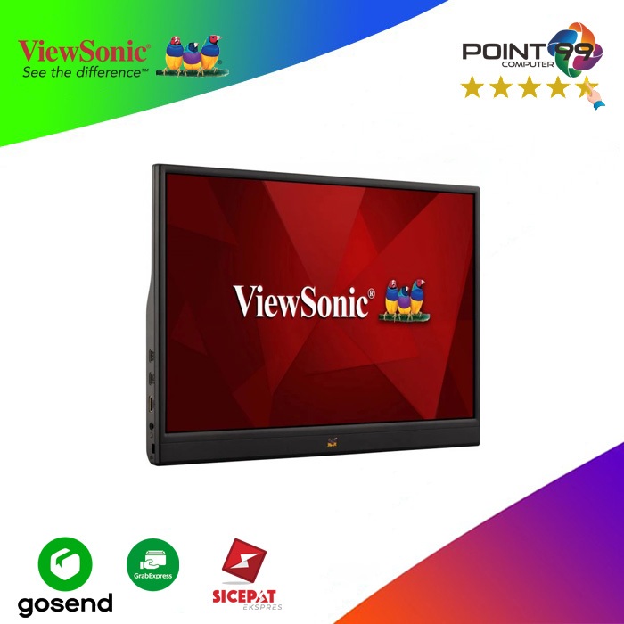 Jual Monitor led ViewSonic 16" VA1655 Portable LED | Shopee Indonesia