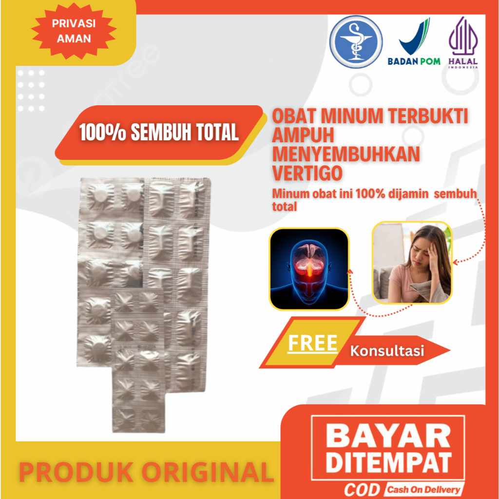 Jual Obat kapsul ampuh mengatasi Vertigo & Migrain Original | Shopee ...