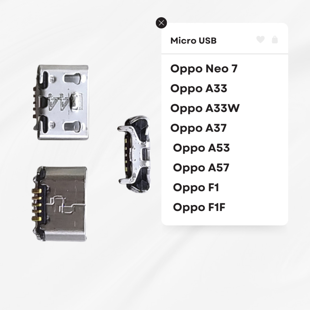 Jual KONEKTOR CAS CC OPPO NEO 7 A33 A33W A37 A53 A57 F1 F1F | Shopee Indonesia