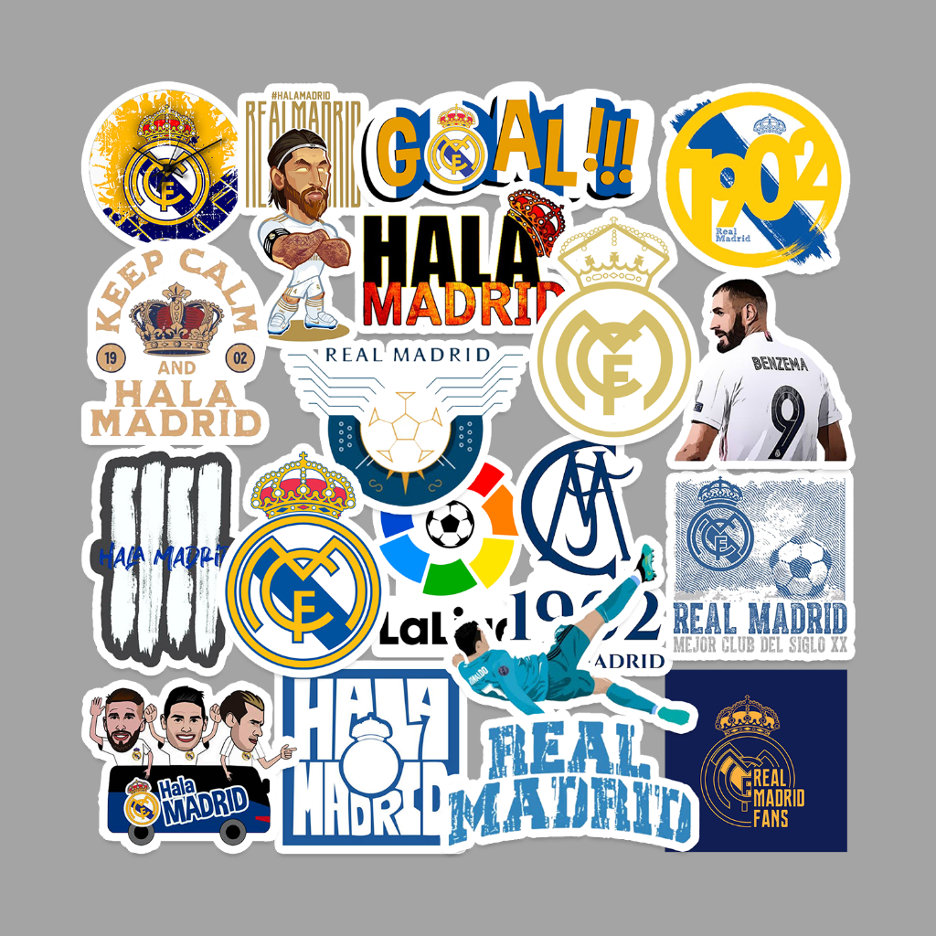 Jual STICKER PACK - REAL MADRID C.F. | STICKER KOPER STICKER TUMBLER ...