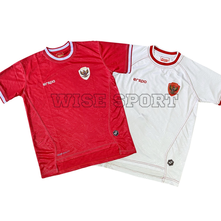 Jual Jersey Timnas Indonesia 224 Replika Erspo Home Away Terbaru Bahan ...