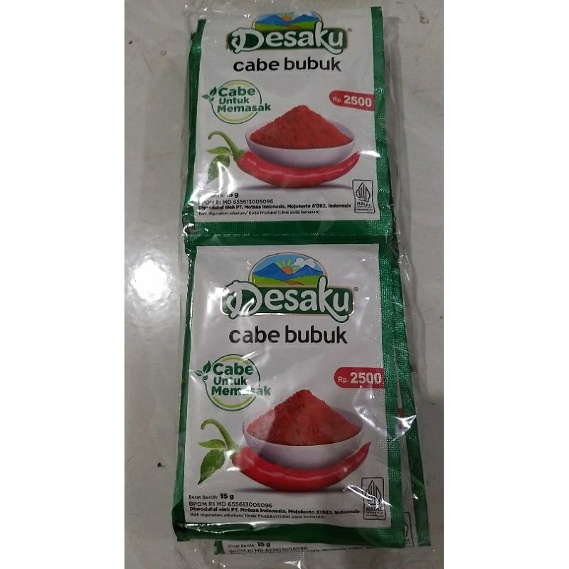 Jual Desaku Cabe Bubuk 10pcs x 15gr | Shopee Indonesia