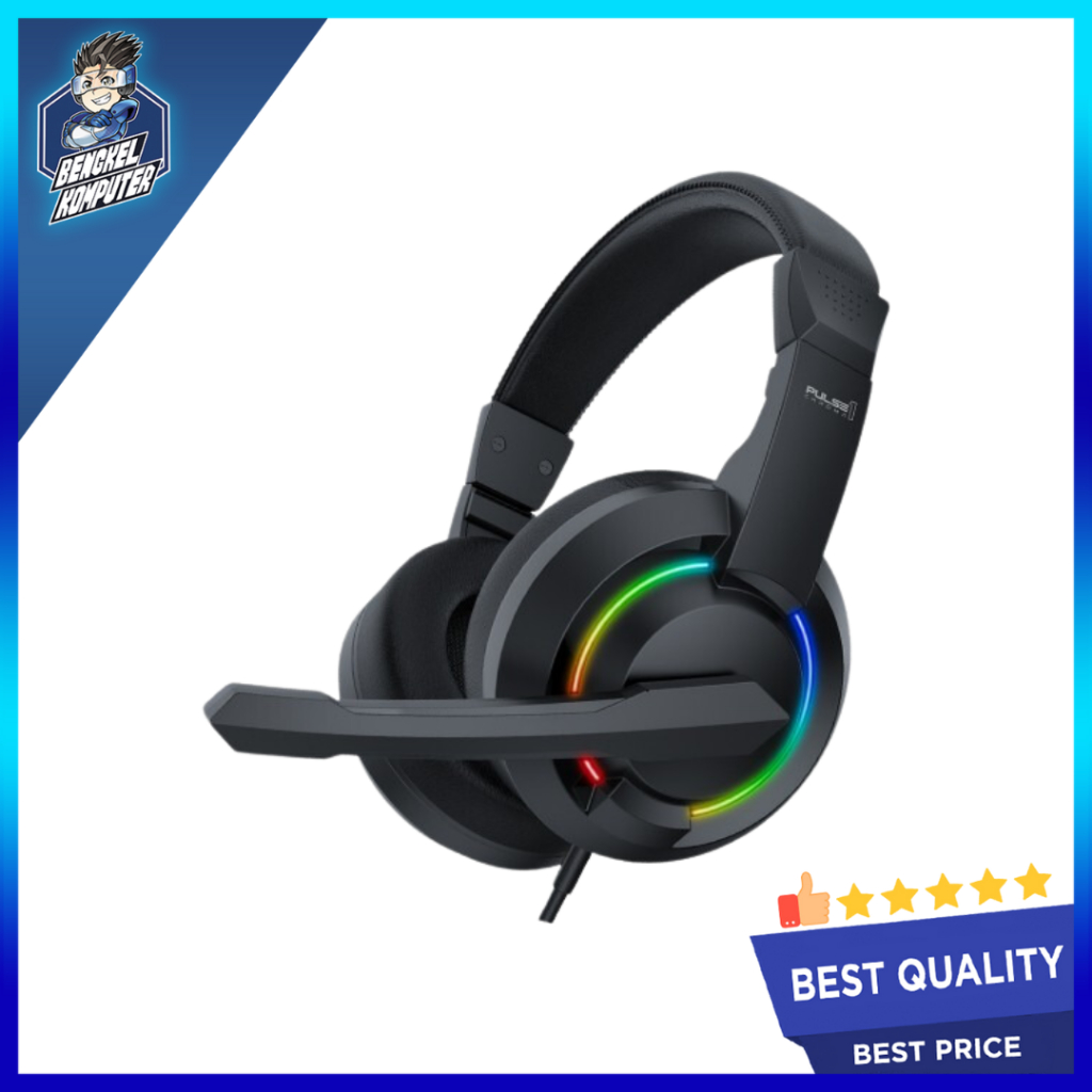 Jual HEADSET GAMING ARMAGEDDON PULSE 1 CHROMA RGB BLACK | Shopee Indonesia