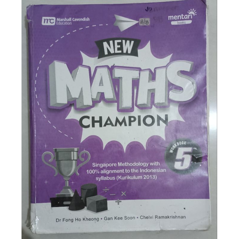 Jual MATHS Champion Kelas 5 ORIGINAL Preloved (Buku Bekas) | Shopee ...