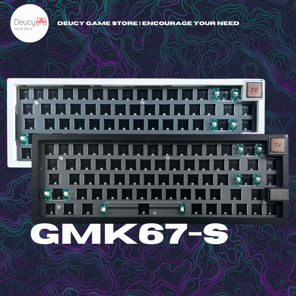 Jual Zuoya GMK67S Barebone Wireless Mechanical Keyboard With LED Screen ...