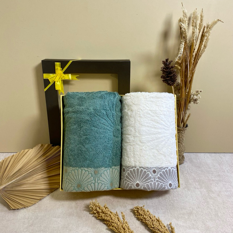 Jual Handuk Couple Wedding Design Handuk Bordir Nama Handuk seserahan ...