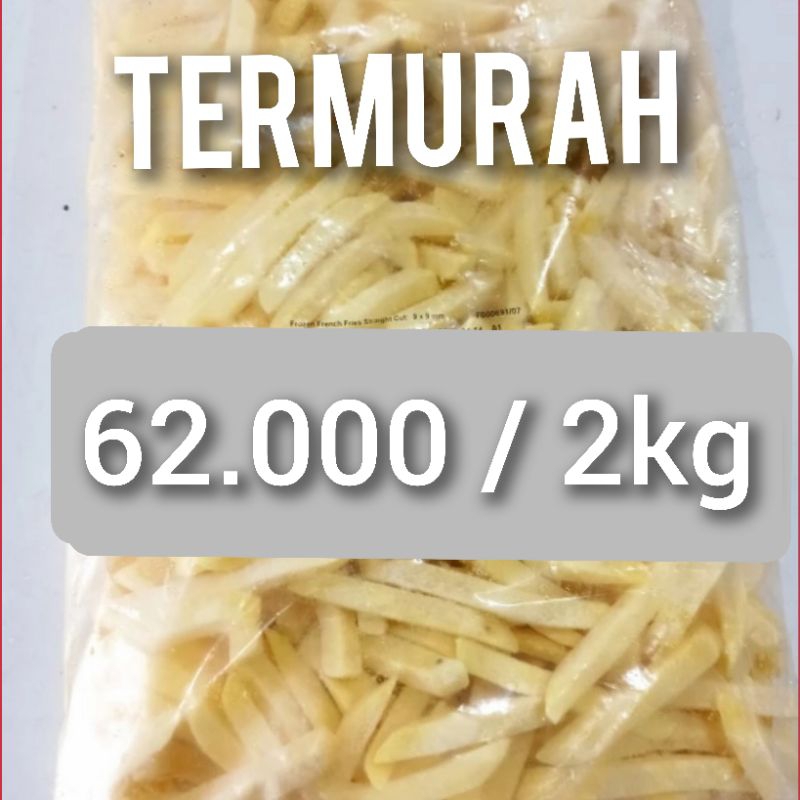 Jual KENTANG GORENG STRAIGHT CUT 2kg | Shopee Indonesia