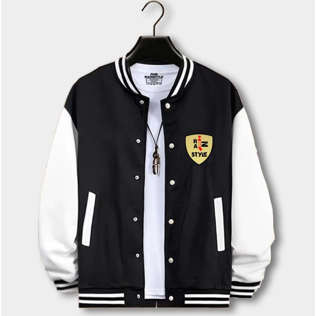 Jual Rainstyle - Jaket Varsity Baseball Kancing Logo Parisai Icon Keren ...