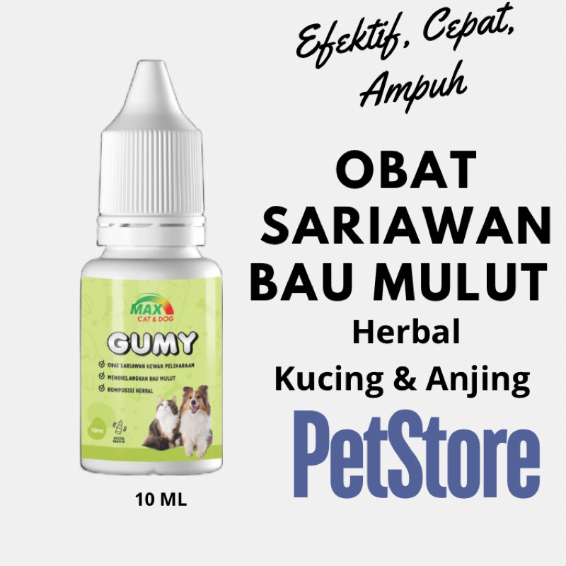 Jual OBAT SARIAWAN BAU MULUT KUCING ANJING | MAX GUMY | Shopee Indonesia