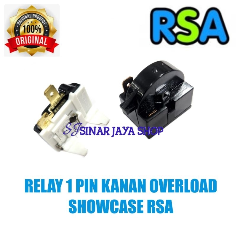 Jual Relay Ptc 1 Kanan Overload Showcase RSA Kulkas 1 Pintu / Ptc Relay ...