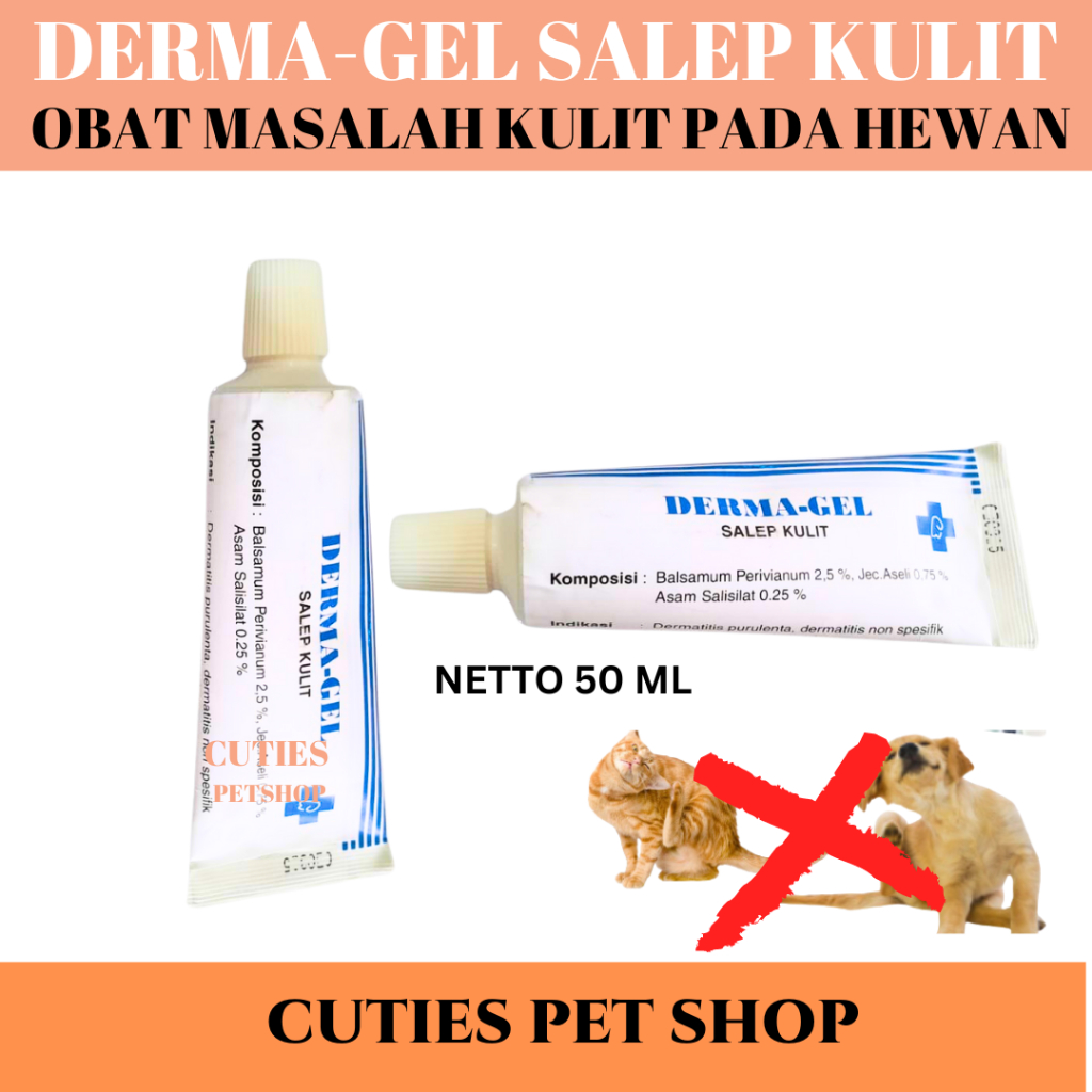 Jual DERMA GEL / SALEP JAMUR/MENGATASI JAMUR DAN BAKTERI PADA HEWAN ...
