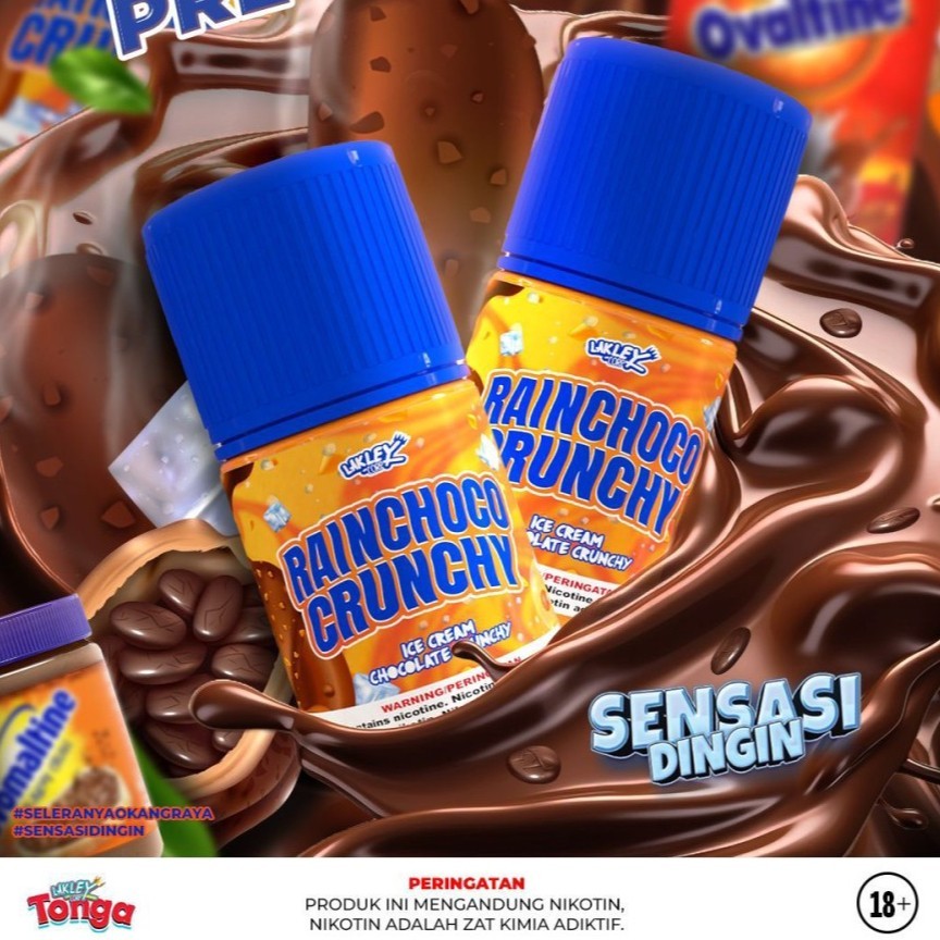 Jual Lakley Rainchoco Crunchy Ice Cream Chocolate Crunchy 60ML by ...