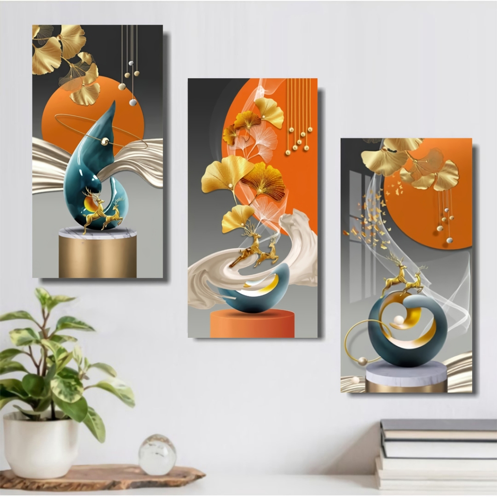 Jual Hiasan Dinding Kamar Realistik Aesthetic 15x30 Wall Decor Pajangan ...