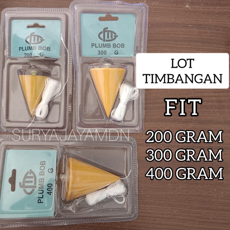 Jual LOT TIMBANGAN FIT 300 GRAM BESI / TUKANG 300 GRAM ALAT UKUR PELURU ...