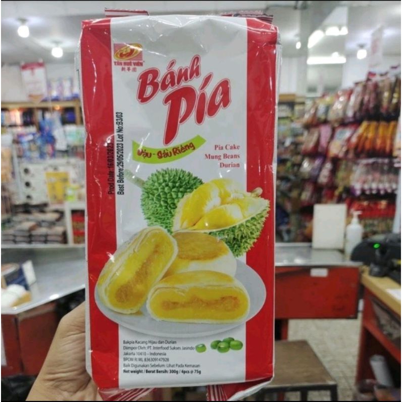 Jual Banh Pia Chay Mung Bens Pia Durian Vietnam | Shopee Indonesia