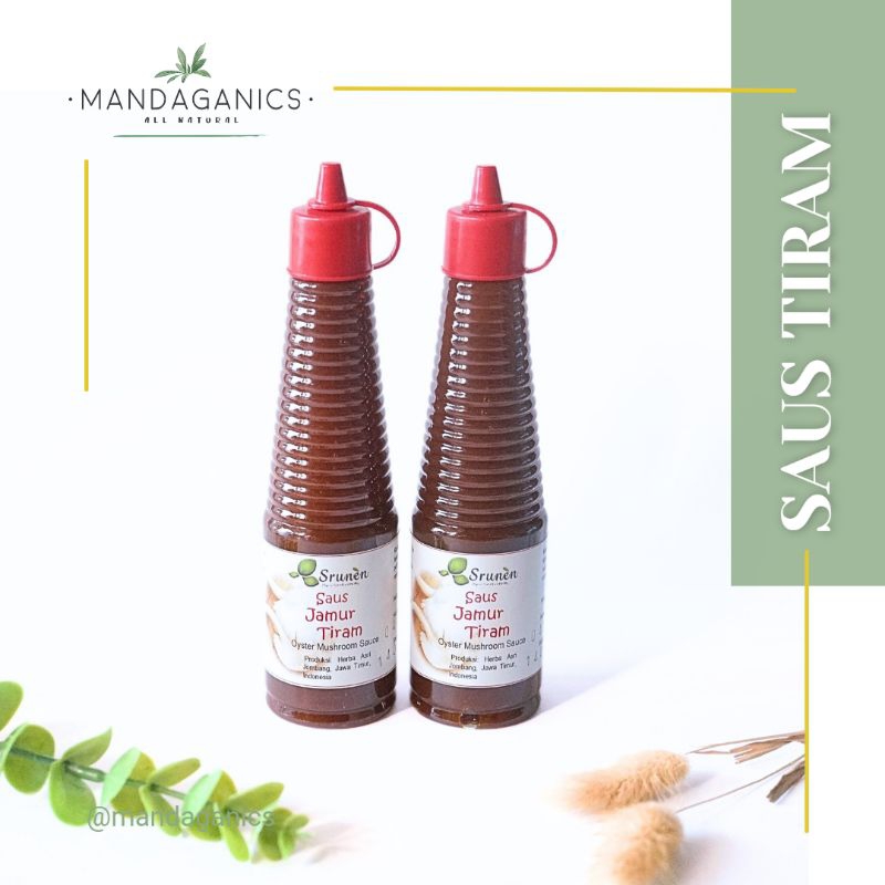 Jual SAUS JAMUR TIRAM SRUNEN ASRI ORGANIK | OYSTER MUSHROOM SAUCE ...