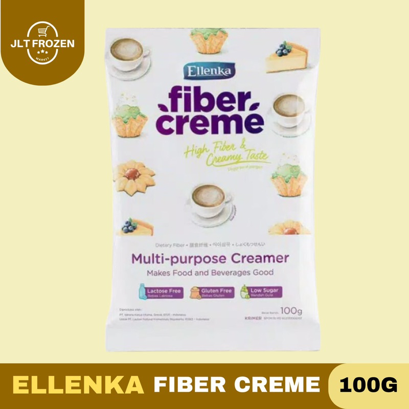 Jual Fiber Creme Ellenka 100g / High Fiber & Creamy Taste ...