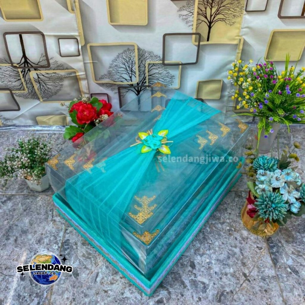 Jual Kotak Hantaran Seserahan Pernikahan Set Lengkap isi 4 Box Hantaran ...