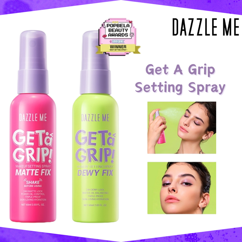 Jual Dazzle Me Get A Grip Make Up Setting Spray 60ml | Shopee Indonesia