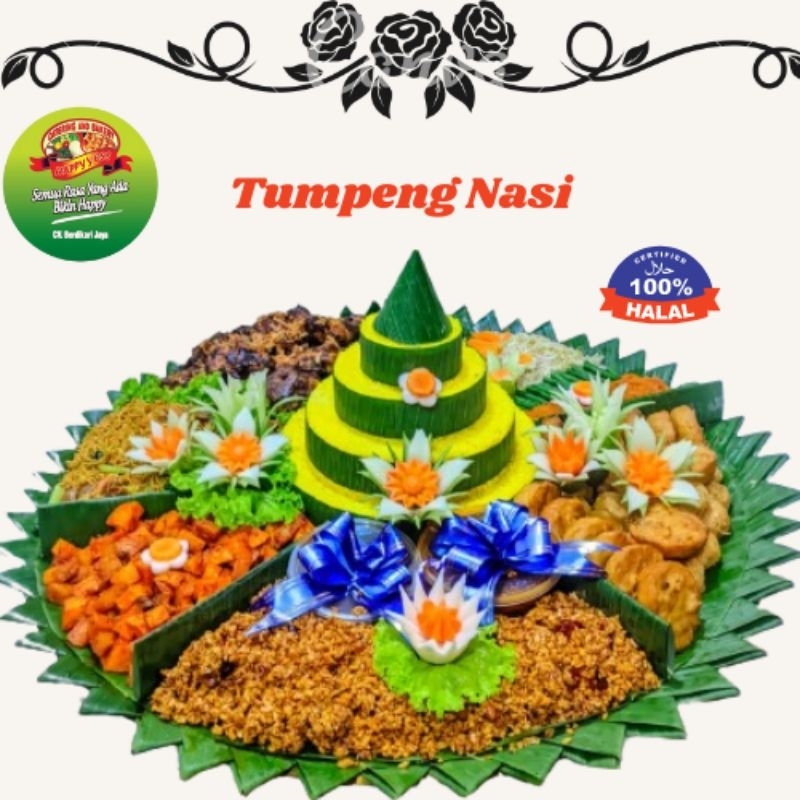 Jual Tumpeng Nasi Kuning/ Tumpeng besar/ Tumpeng Syukuran/ Tumpeng ...