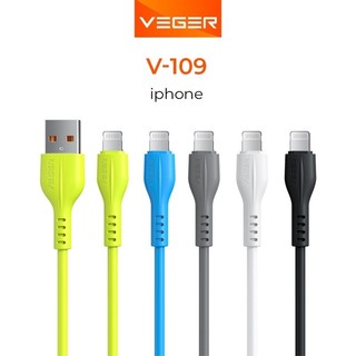 Jual VEGER V-109 Kabel Data TYPE Lightning QC3.0 fast quick charging ...