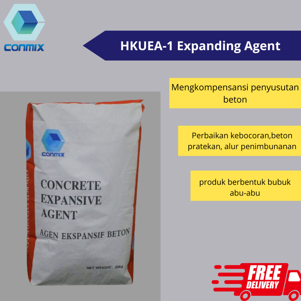 Jual SEMEN MORTAR berbentuk bubuk abu-abu HKUEA-1 Expanding Agent ...