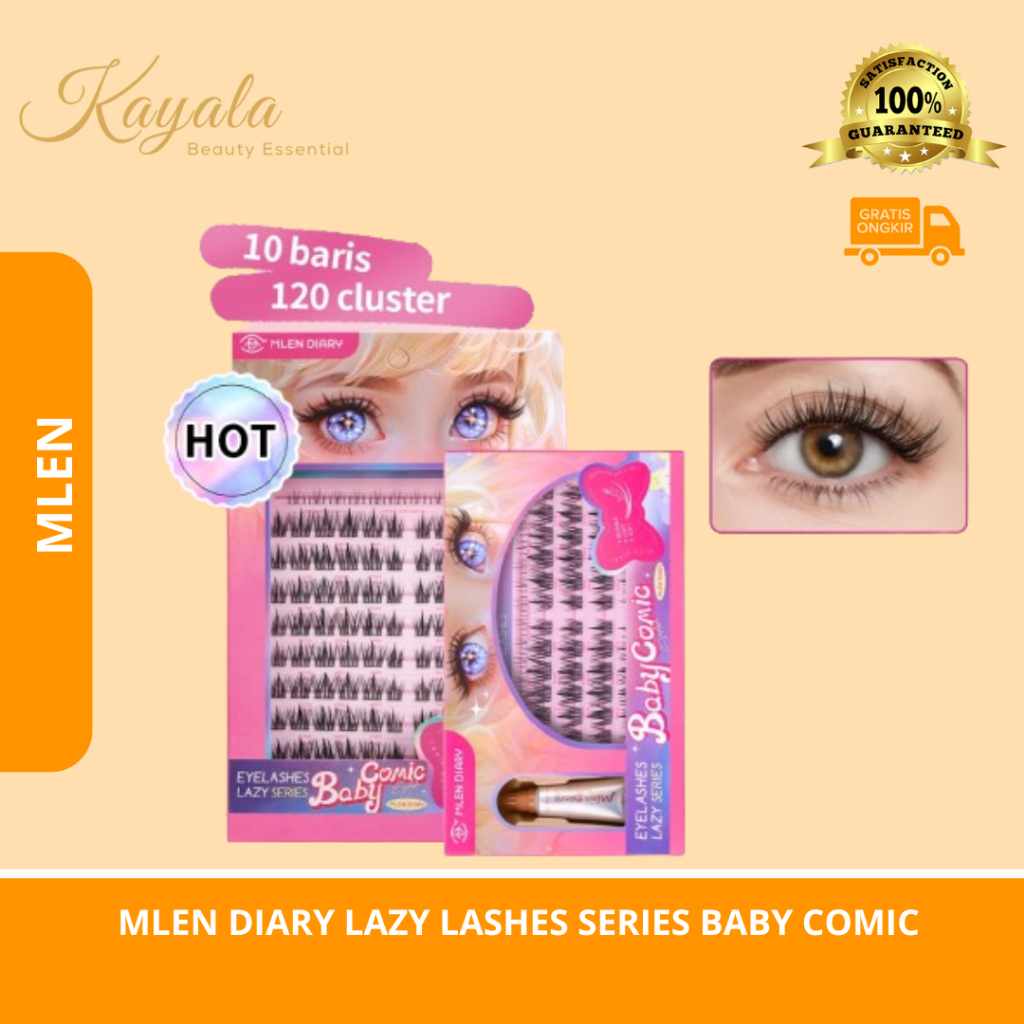 Jual MLEN DIARY LAZY LASHES SERIES BABY COMIC | Shopee Indonesia