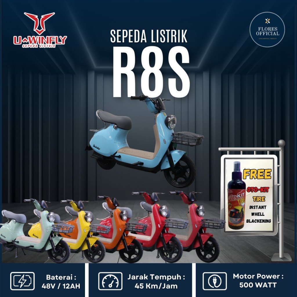 Jual SEPEDA LISTRIK R8S NEW UWINFLY sepda listrik garansi resmi by ...
