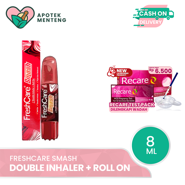 Jual Freshcare Smash Double Inhaler + Roll On - Minyak Angin ...