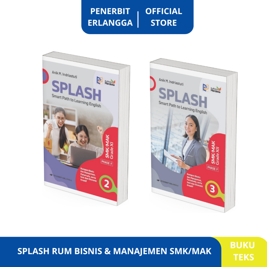Jual [Erlangga Official] Splash Rumpun Bisnis & Manajemen Smk/Mak Kelas 11 12 - Kurikulum ...
