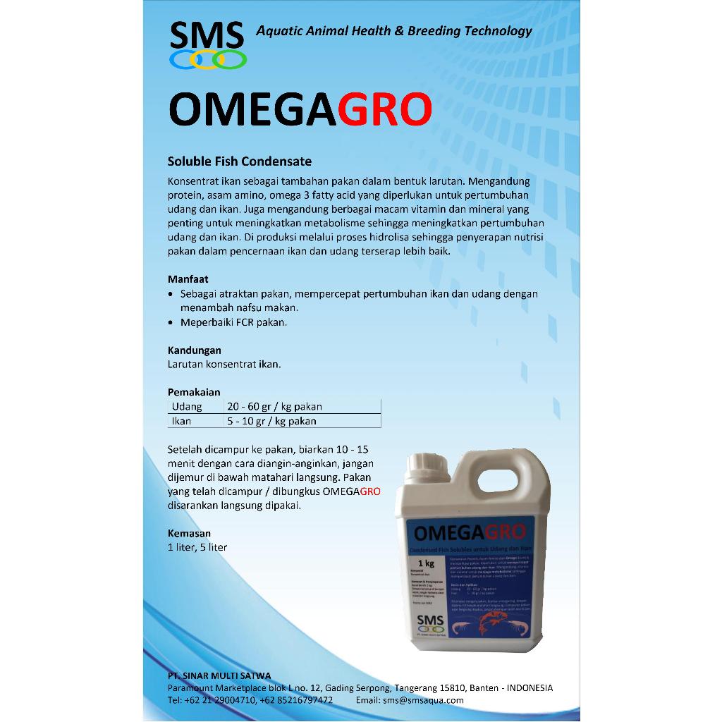 Jual OmegaGro Suplemen ikan dan udang/Omega Protein Untuk Ikan dan ...