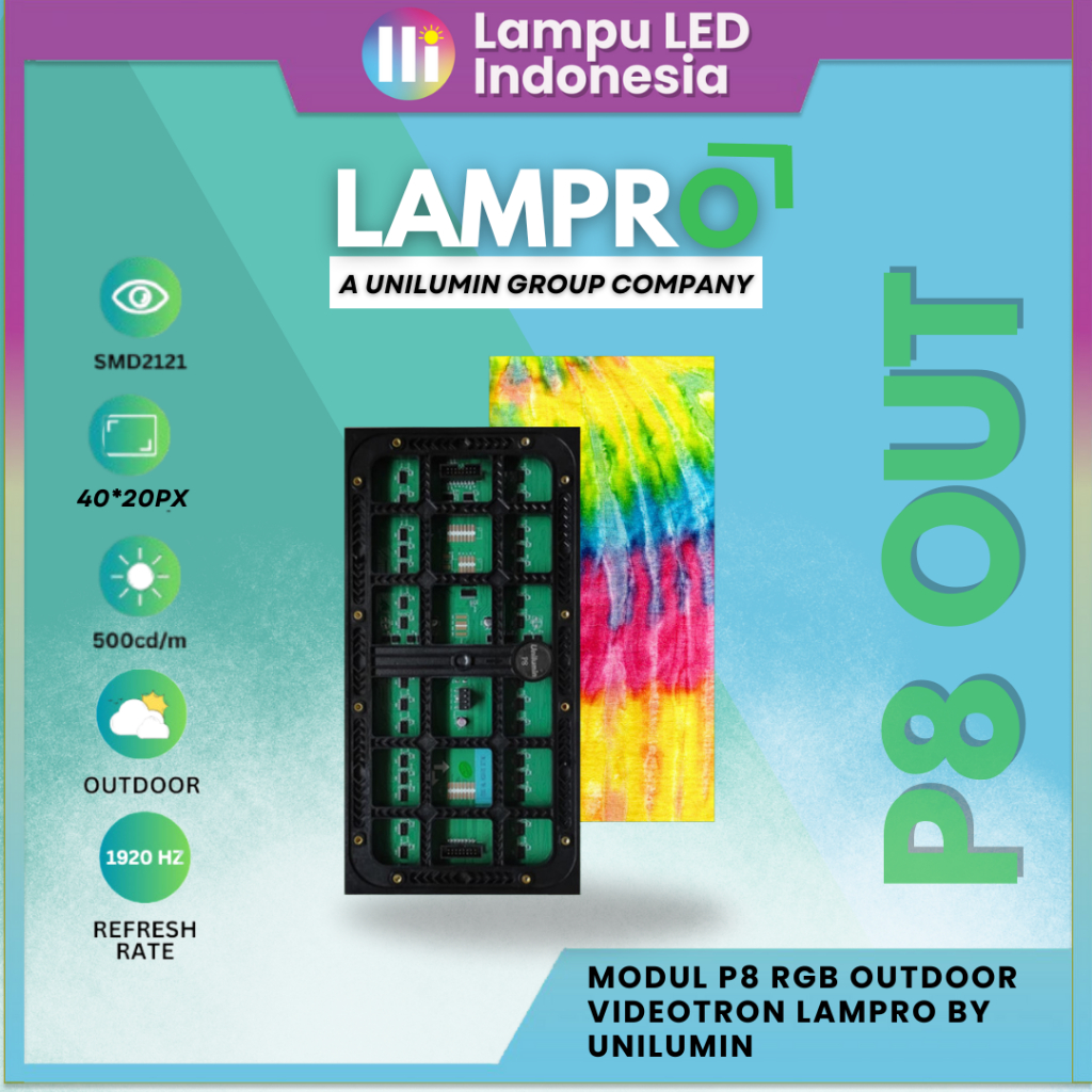 Jual MODUL P8 RGB OUTDOOR VIDEOTRON LAMPRO BY UNILUMIN | Shopee Indonesia