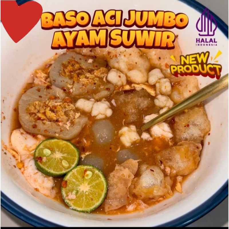 Jual BASO ACI AYAM SUWIR JUMBO MERCON 1 BUNGKUS | Shopee Indonesia
