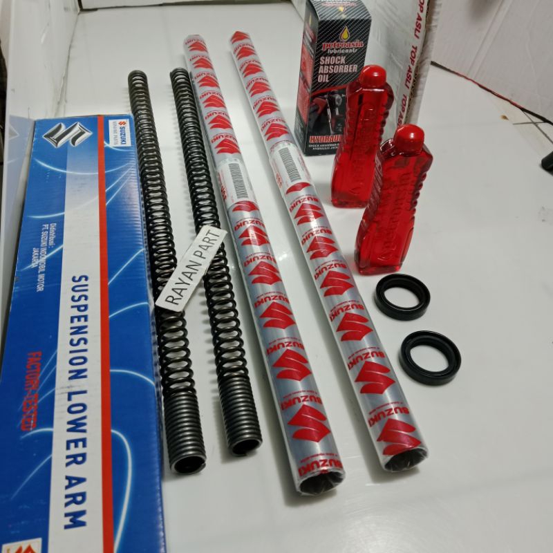 Jual As shock depan Thunder 125 Thunder 125 sok+per+sil+oli komplit ...