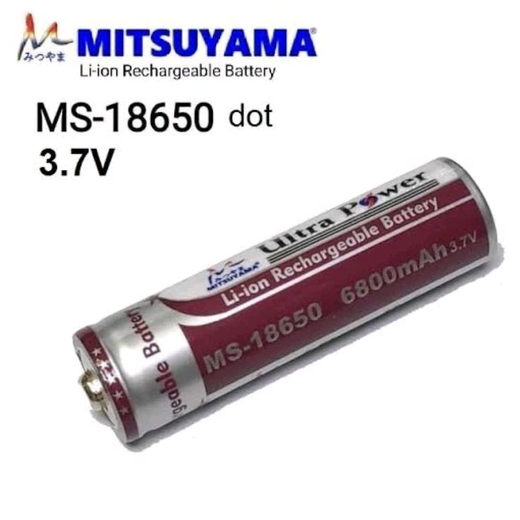 Jual Baterai Cas 18650 Mitsuyama 6800 mAh Rechargeable Battery chas ...