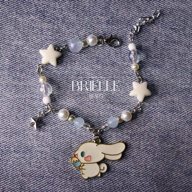 Jual Cinnamoroll bracelet - Beads bracelet with cinnamoroll charm ...