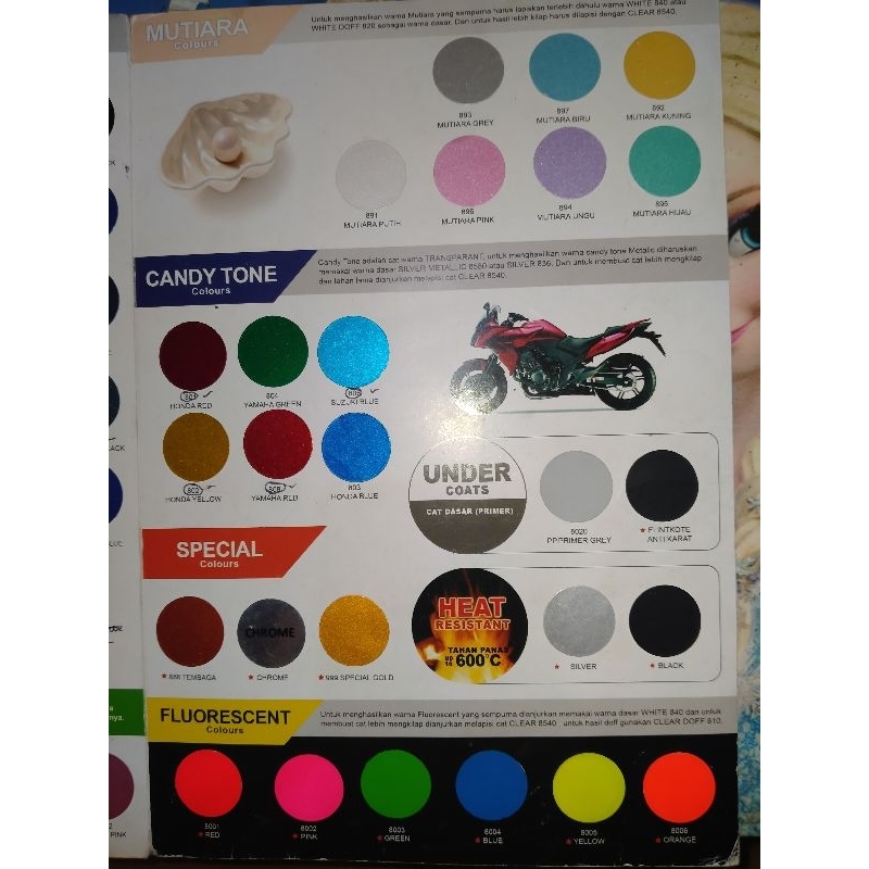 Jual CAT SEMPROT DITON 300 CC/CAT PYLOX MOTOR/CAT DASAR/ WARNA STABILO ...