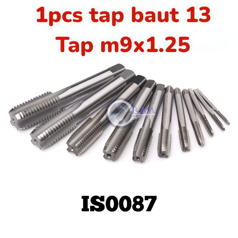Jual Tap hand tap tap baut 13 drat m9x1.25 bukan yamawa OSG | Shopee Indonesia